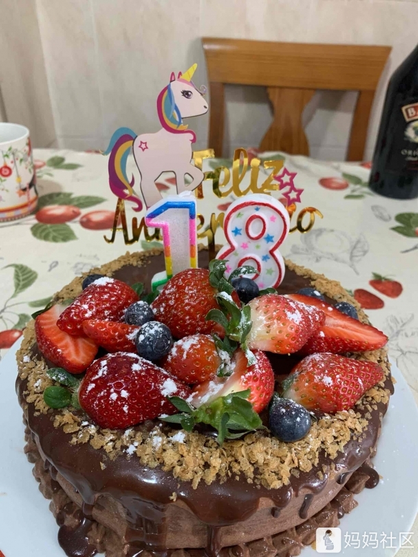 又成功做了一个生日蛋糕_美食厨房_趣宝贝